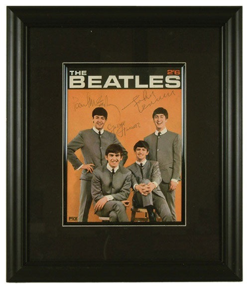 1963 Beatles Signed Magazine Cover | REA Archive