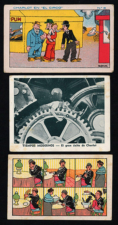 Circa 1930 Charlie Chaplin Card Sets From Spain (3) | REA Archive