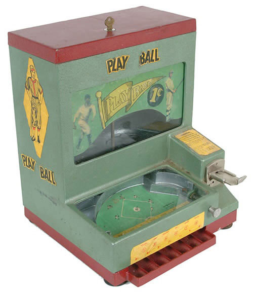 Circa 1950s "Play Ball" Coin-Op Arcade Game | REA Archive