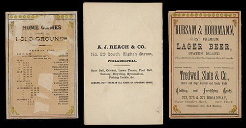 1880s Baseball Scorecard Collection Including HOFer Mickey Welch ...