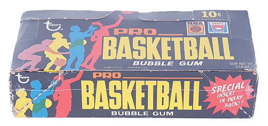 Extremely Rare 1971-1972 Topps Basketball Unopened Wax Box (24 packs ...