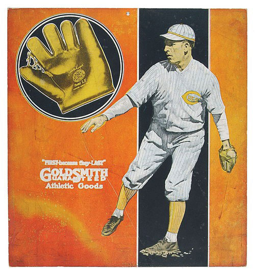 Circa 1925 Adolfo Luque Goldsmith Advertising Sign | REA Archive