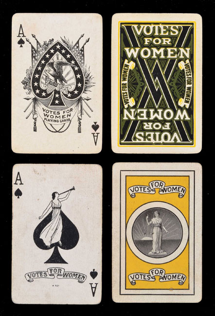 Circa 1915 A. Dougherty and American Playing Card Co. "Votes For Women ...