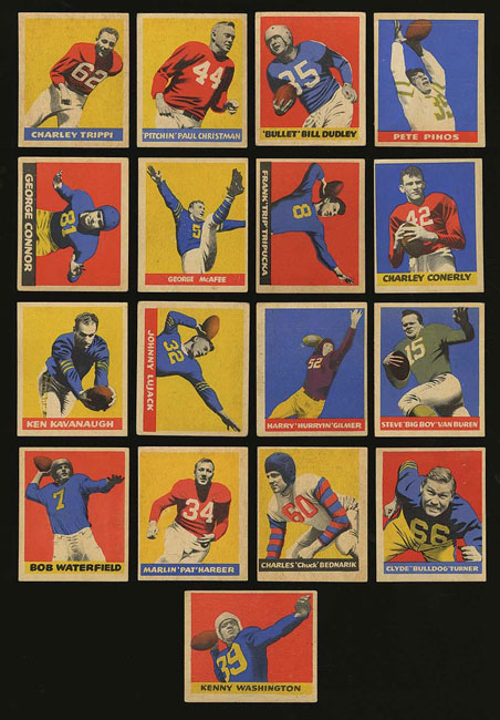 1949 Leaf Football Complete Set (49) | REA Archive