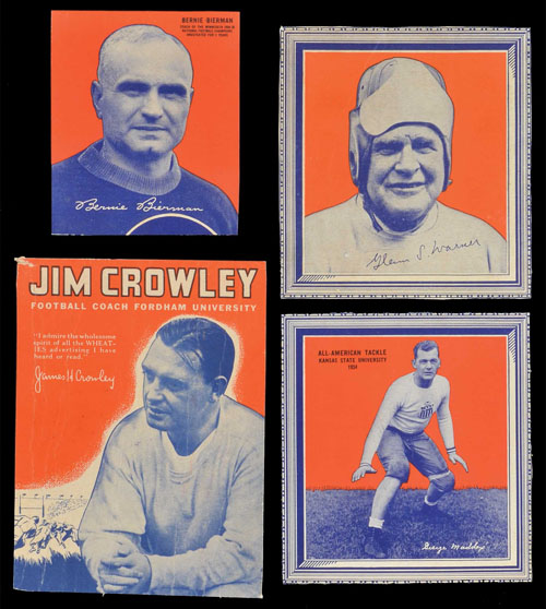 1930s Wheaties Football Partial Set Collection (4 sets, 20 cards) | REA ...