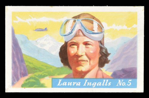 1936 Heinz "Famous Aviators" #5 Laura Ingalls - Important Rarity! | REA ...