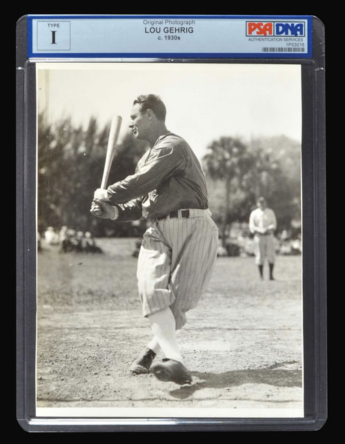 1930s Lou Gehrig Photo - PSA/DNA Type 1 | REA Archive