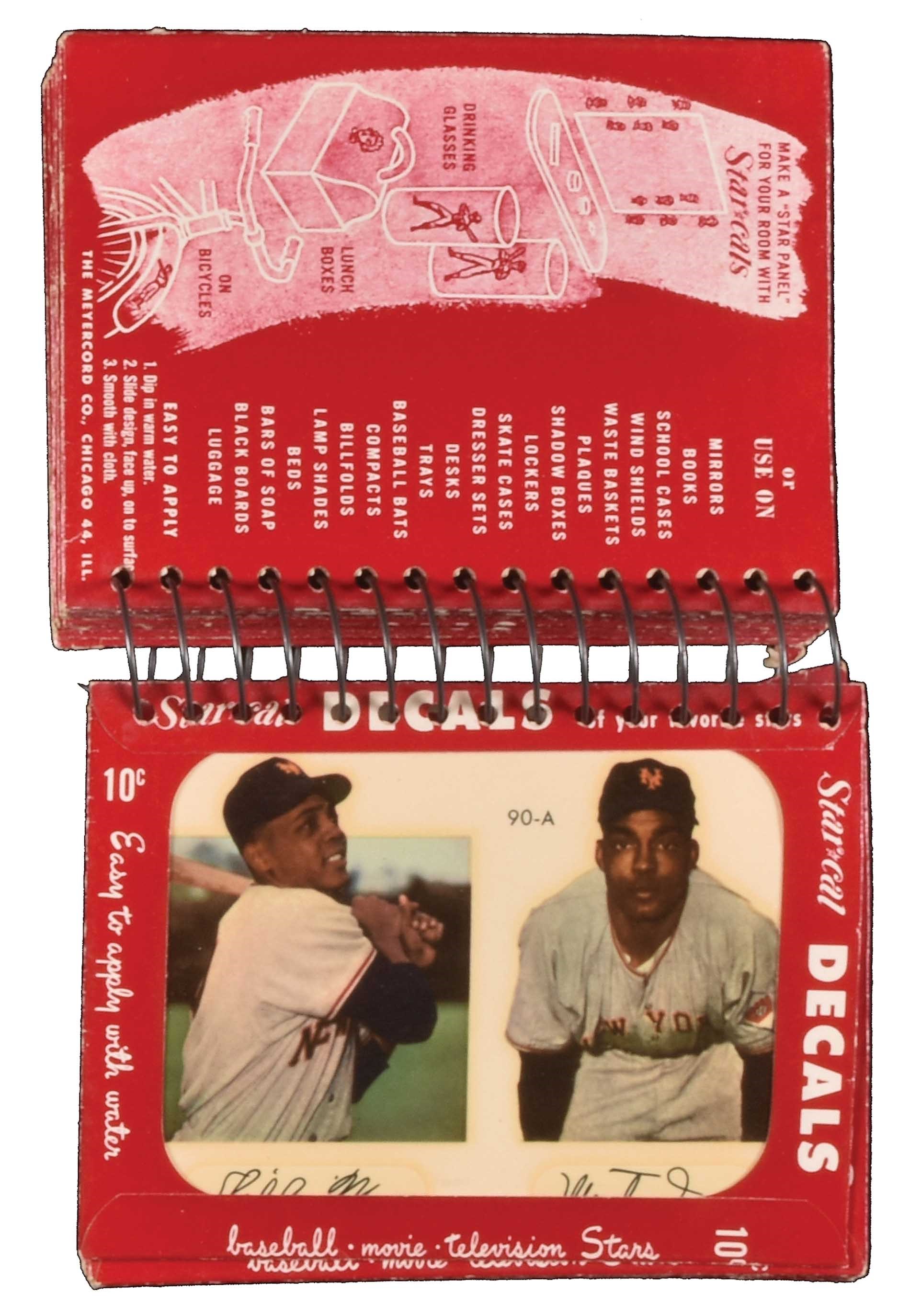 1952 Star-Cal Decals (Type 1 and Type 2) Salesman Sample Booklet with ...