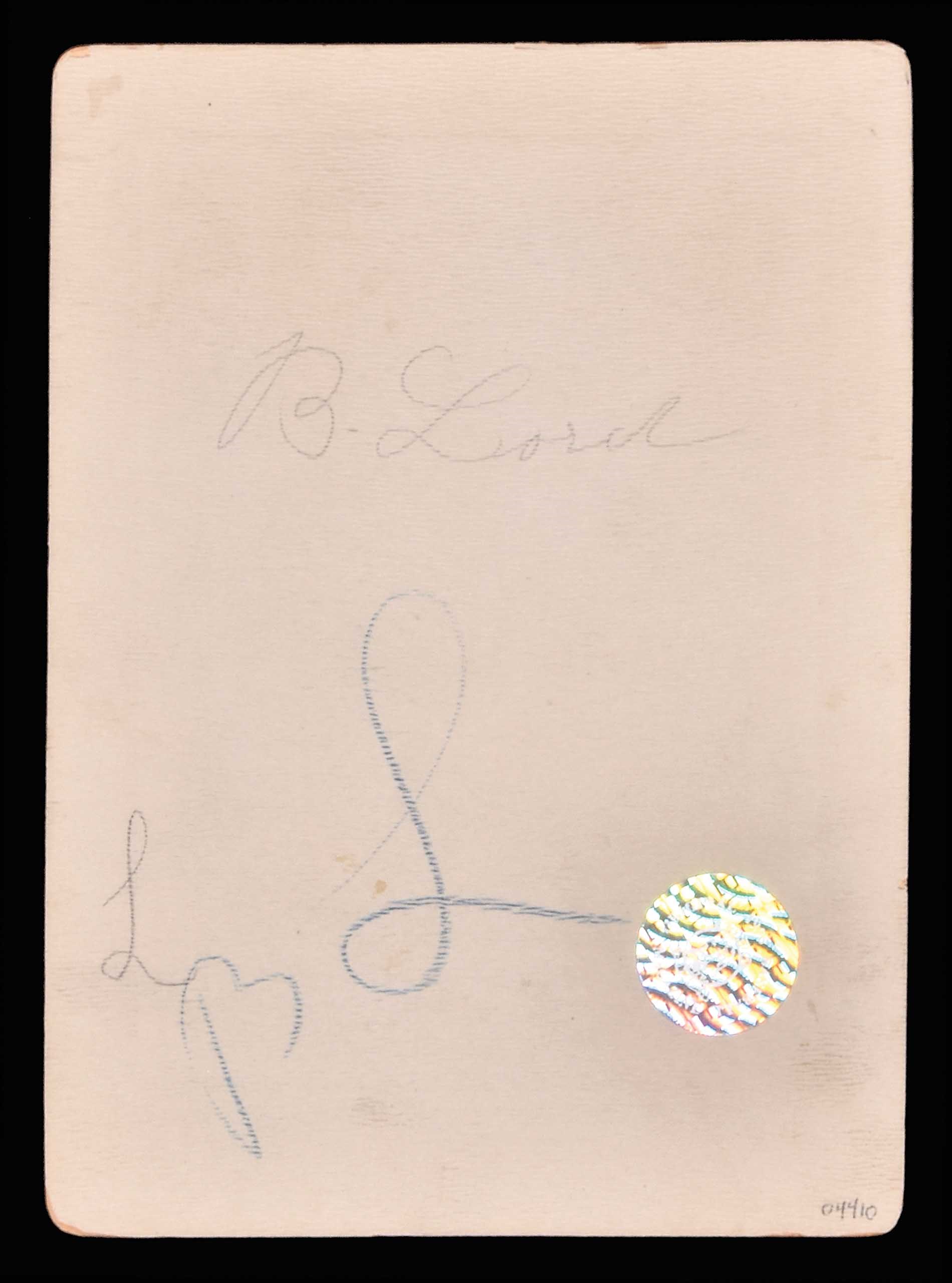 Circa 1906 Horner Cabinet Photo of Bris Lord - Used in the Production ...