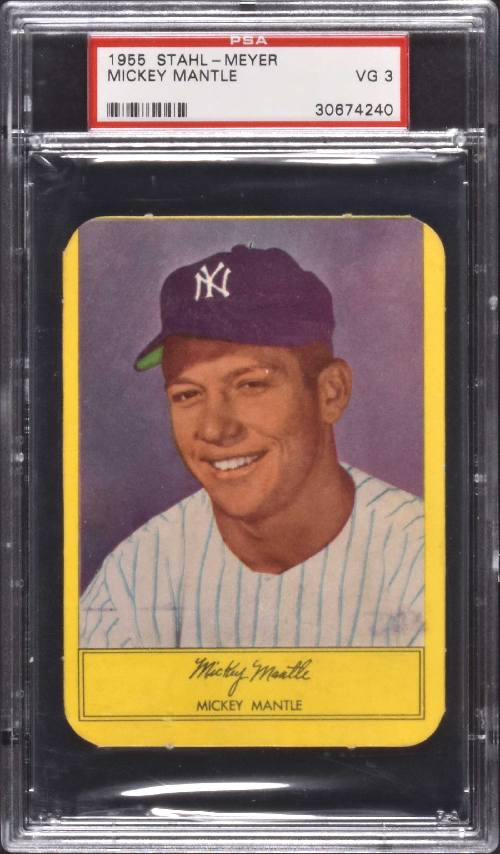 1955 Stahl-Meyer Franks Mickey Mantle | REA Archive