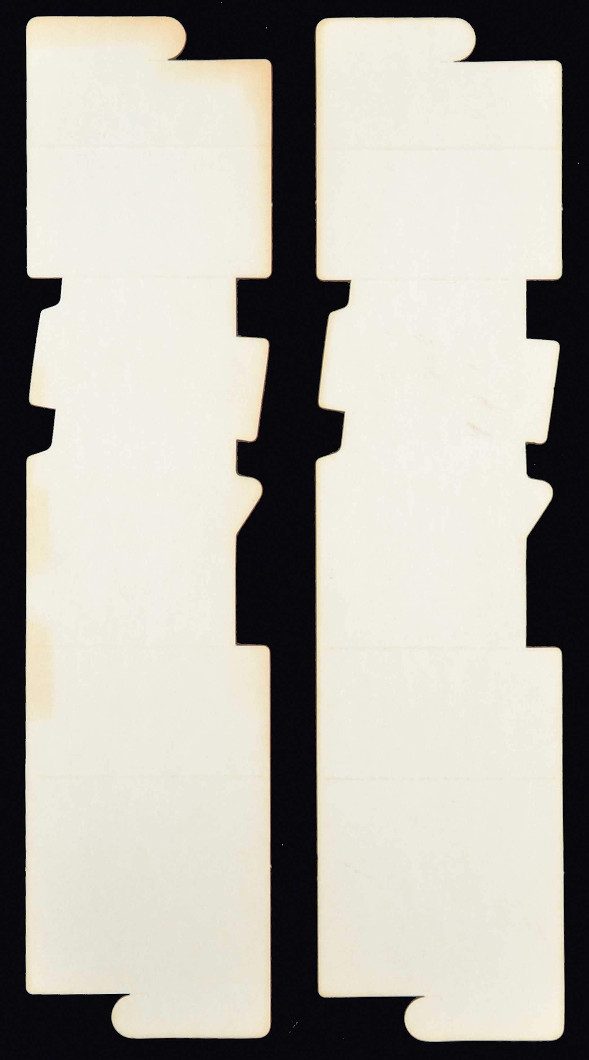 1968 Kahn's Wieners Chicago Cubs Hall of Famers Ron Santo and Billy ...