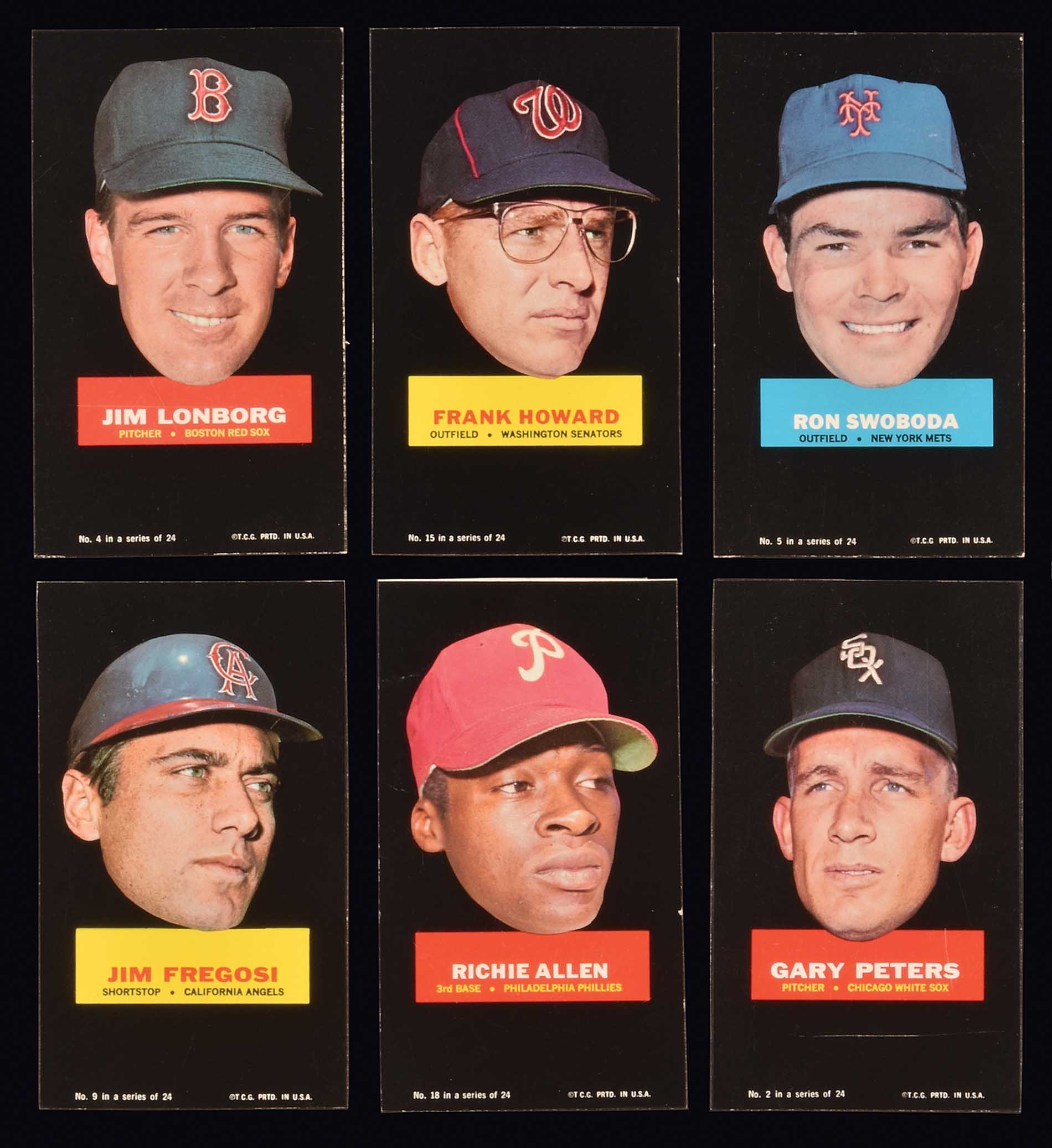1967 Topps Test Stand-Up Proof Collection (9) | REA Archive