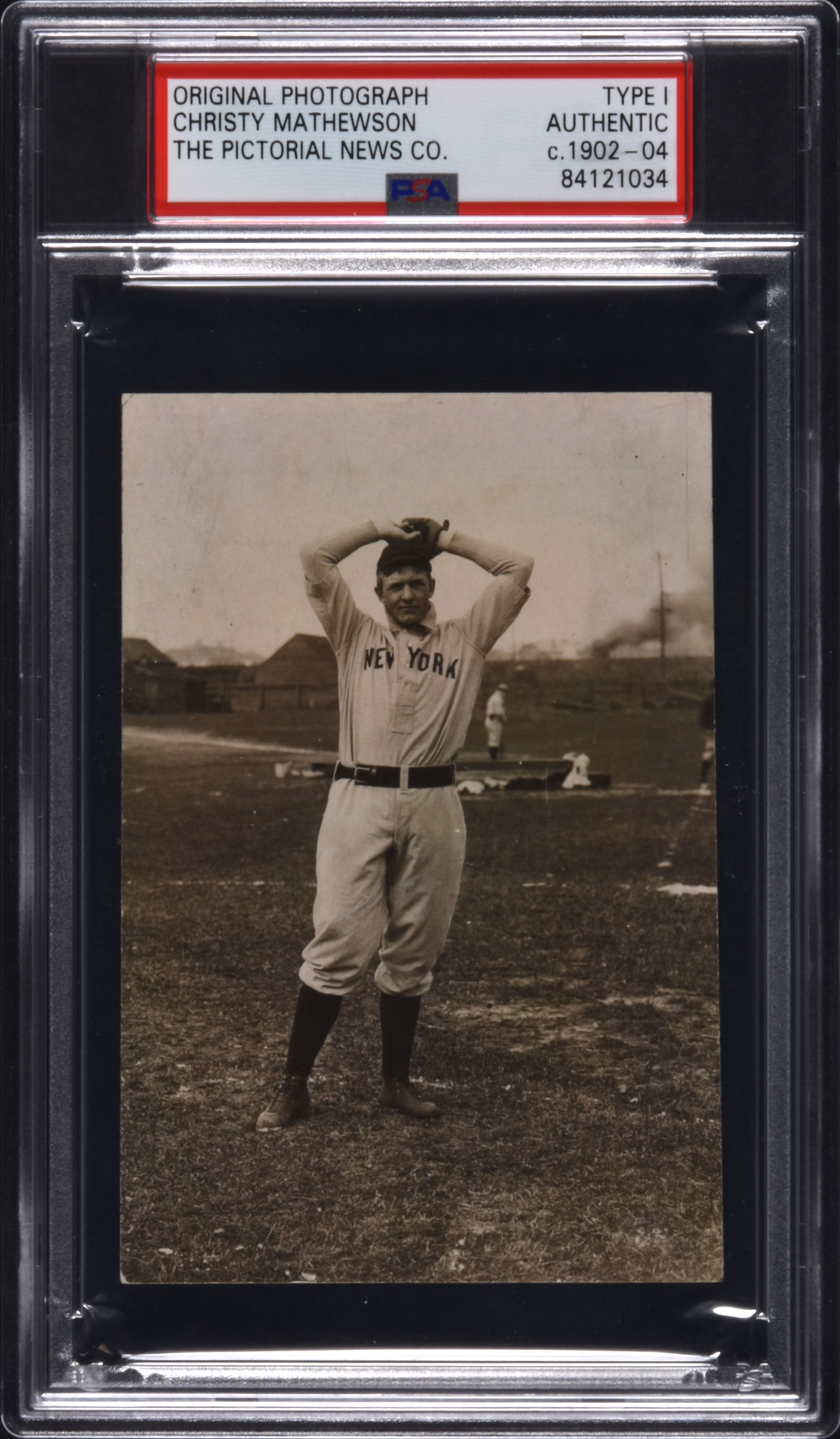 Circa 1903 Christy Mathewson Original Photograph - PSA/DNA Type 1 ...
