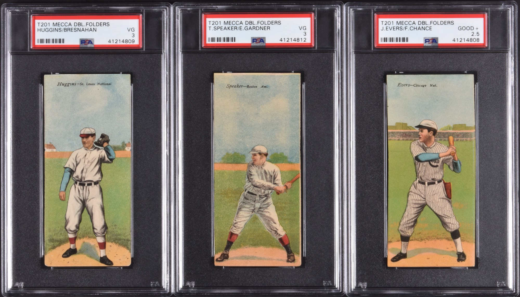 1911 T201 Mecca Double Folders Complete Set (50) | REA Archive