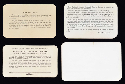 1951-1981 Mel Allen, Ernie Harwell, and "Lolly" Hopkins Team Season ...