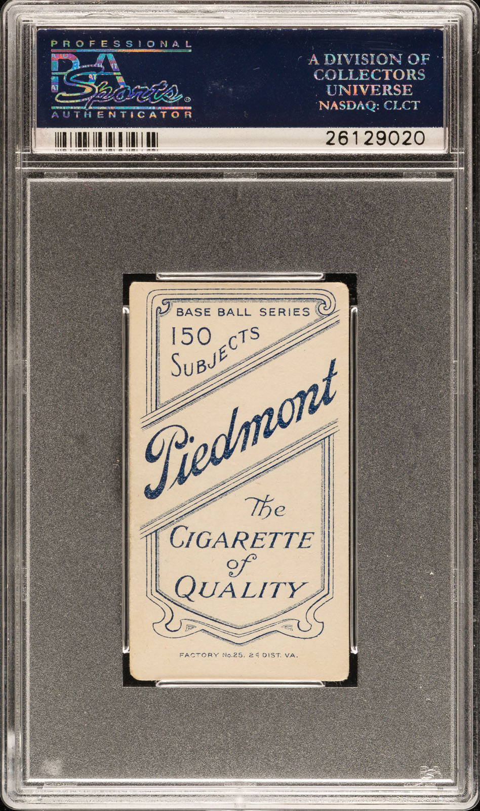 1909-1911 T206 White Border Ty Cobb Portrait Green Background | REA Archive