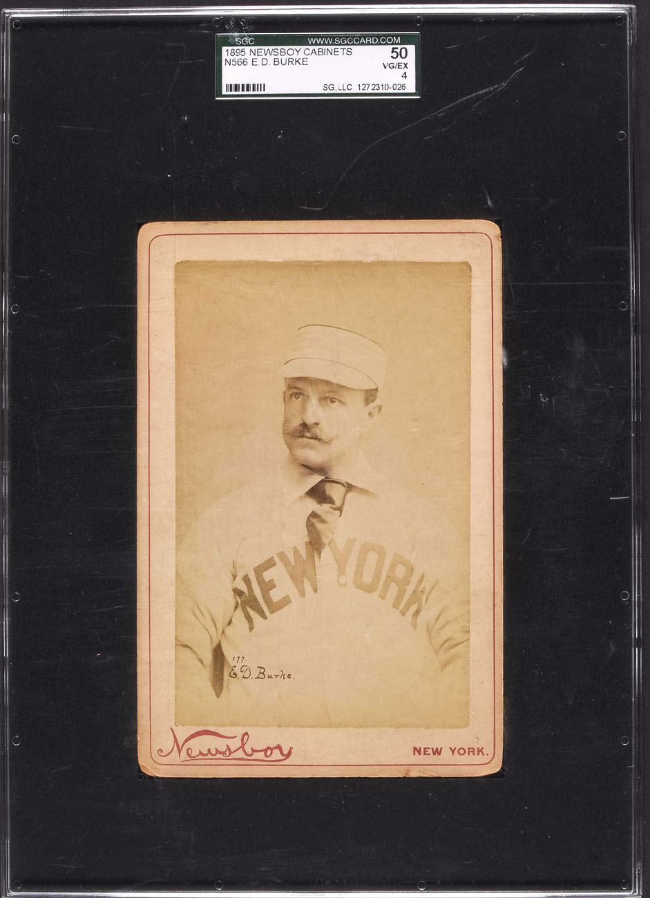 1895 N566 Newsboy Cabinets E. D. Burke | REA Archive