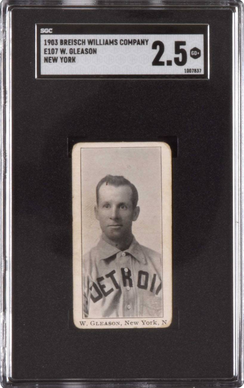 1903 E107 Breisch-Williams Kid Gleason New York - Newly Discovered ...