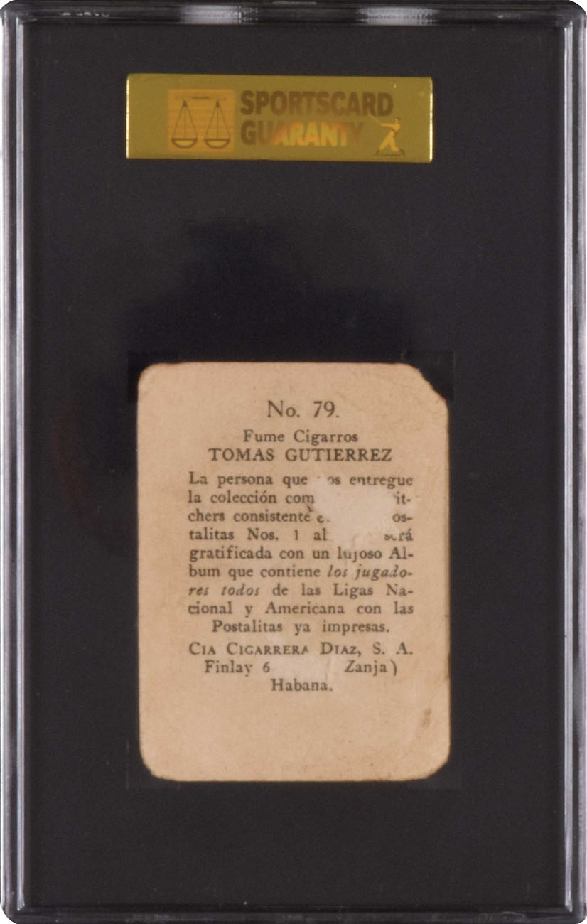 1924 N258 Diaz Cigarettes #79 Charles "Red" Ruffing - Rookie Card ...