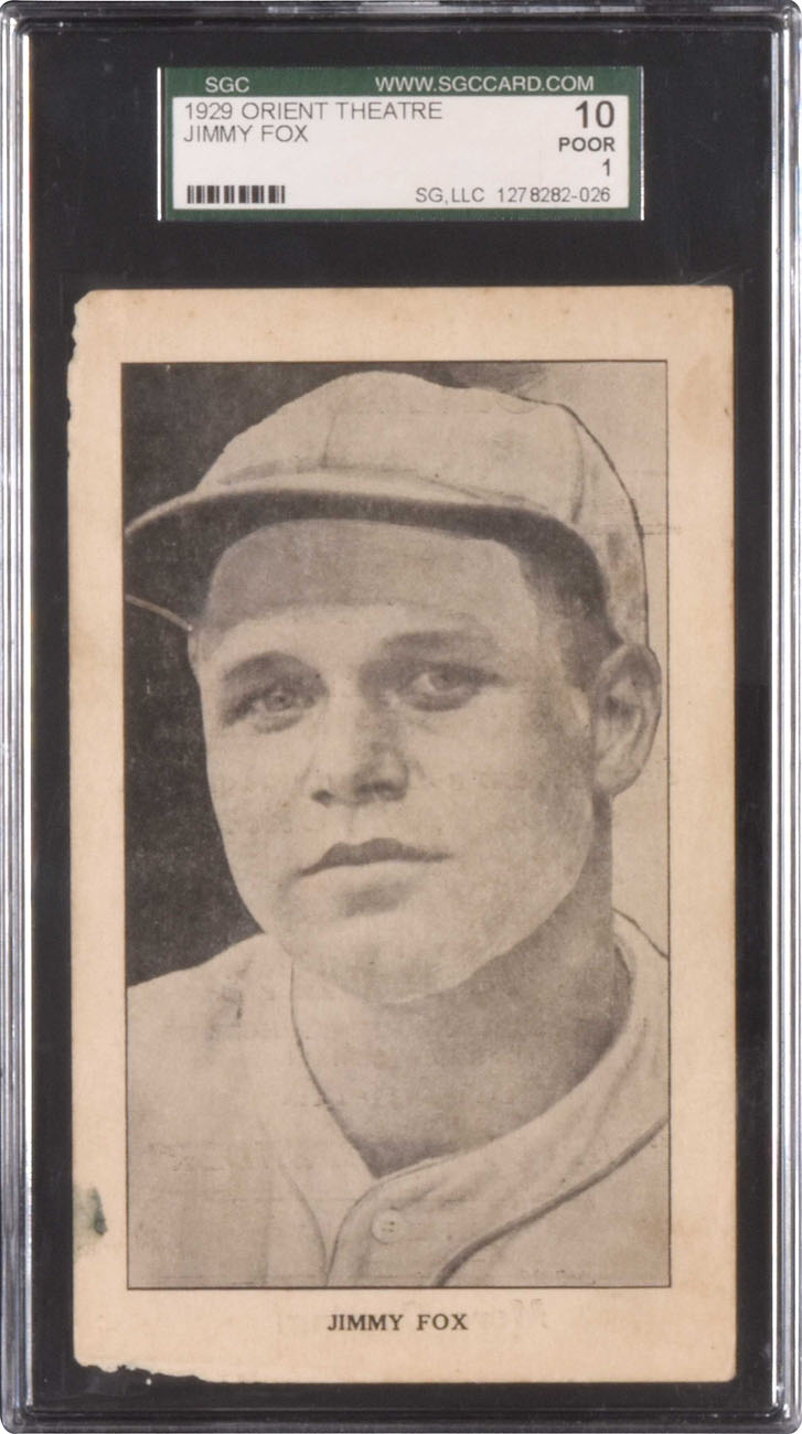 1929 Orient Theatre Jimmy Foxx | REA Archive