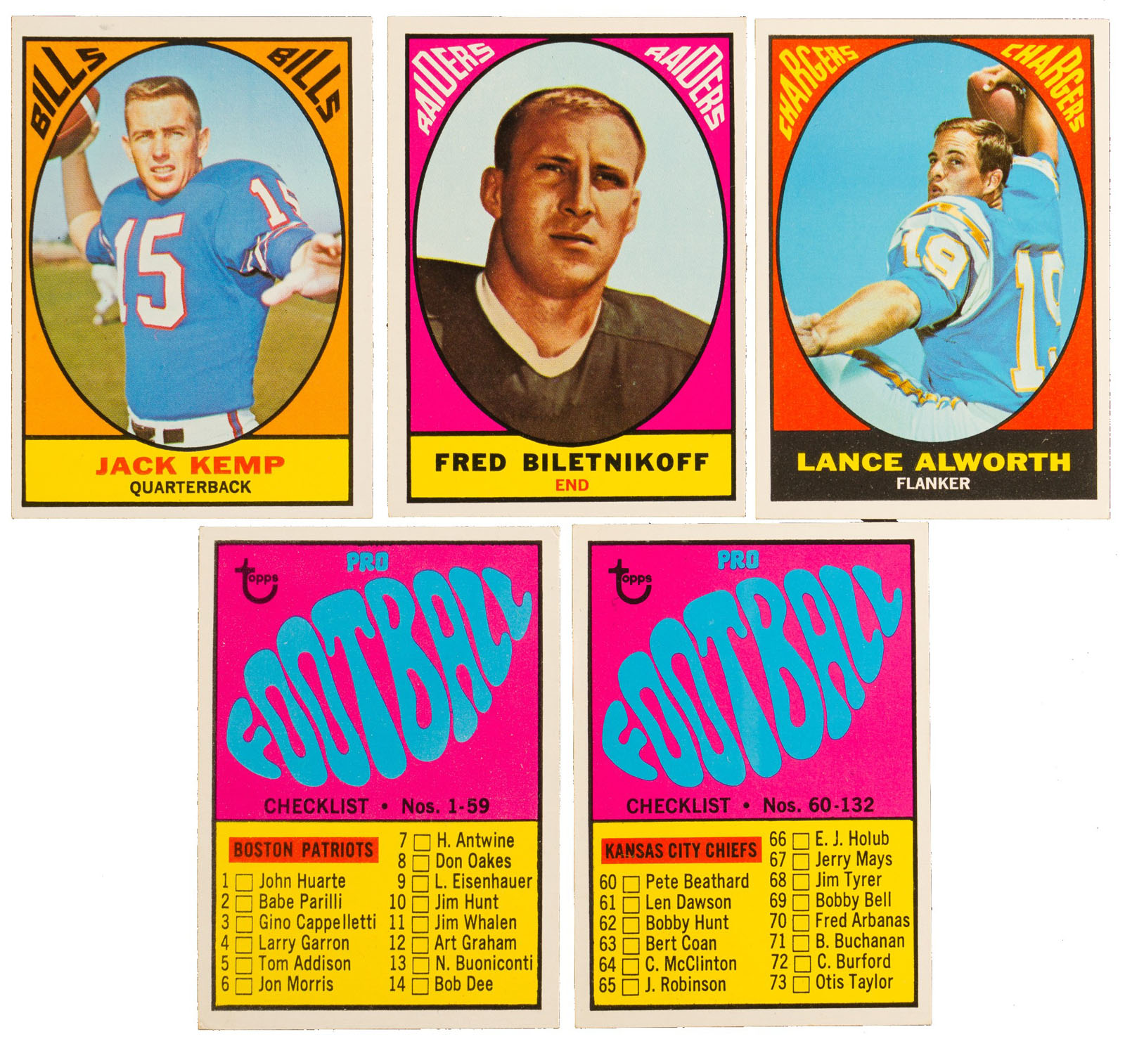1967 Topps Football Complete Set (132) | REA Archive