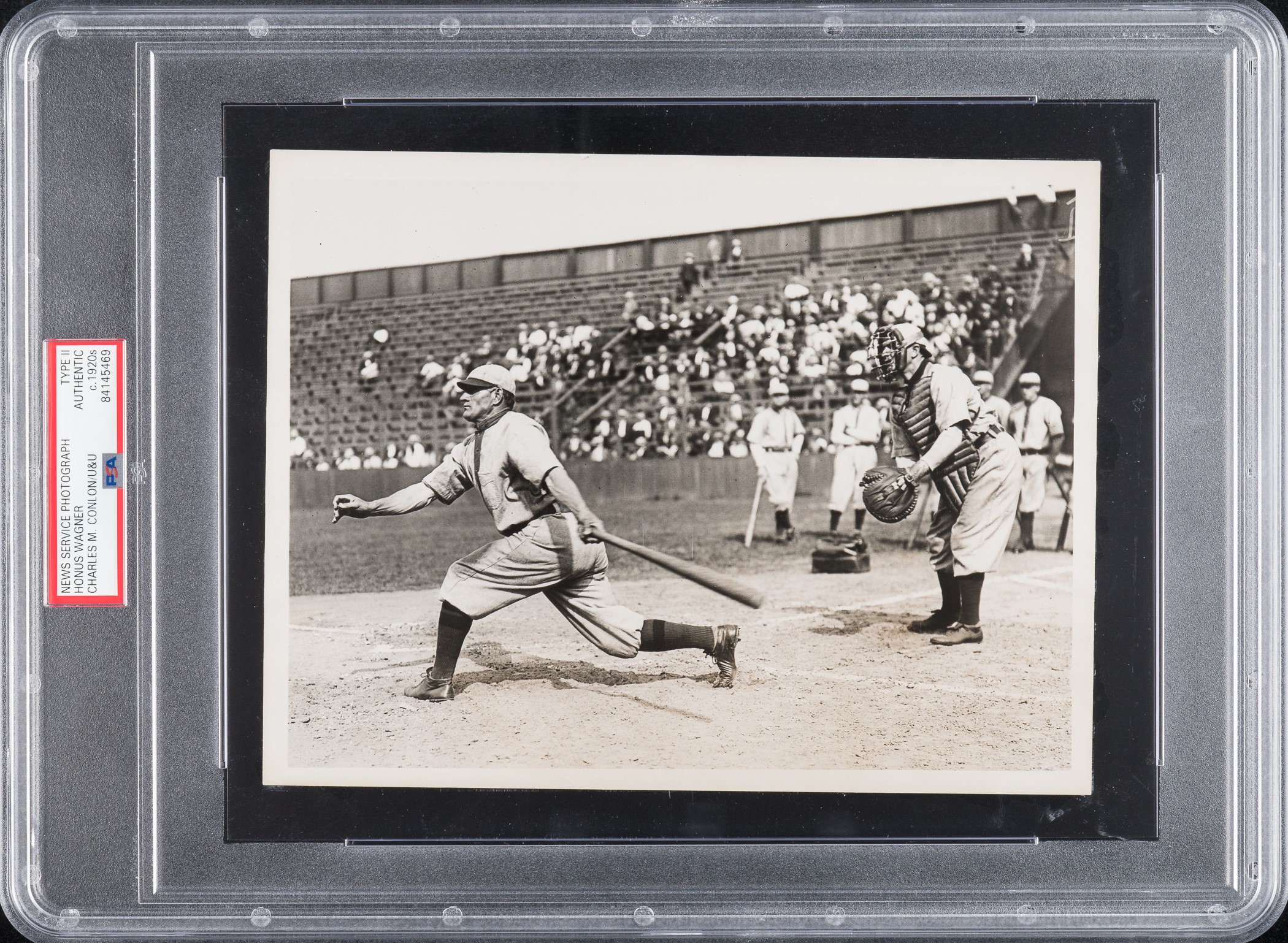 Circa 1920 Honus Wagner Charles Conlon Photograph - PSA/DNA Type II ...