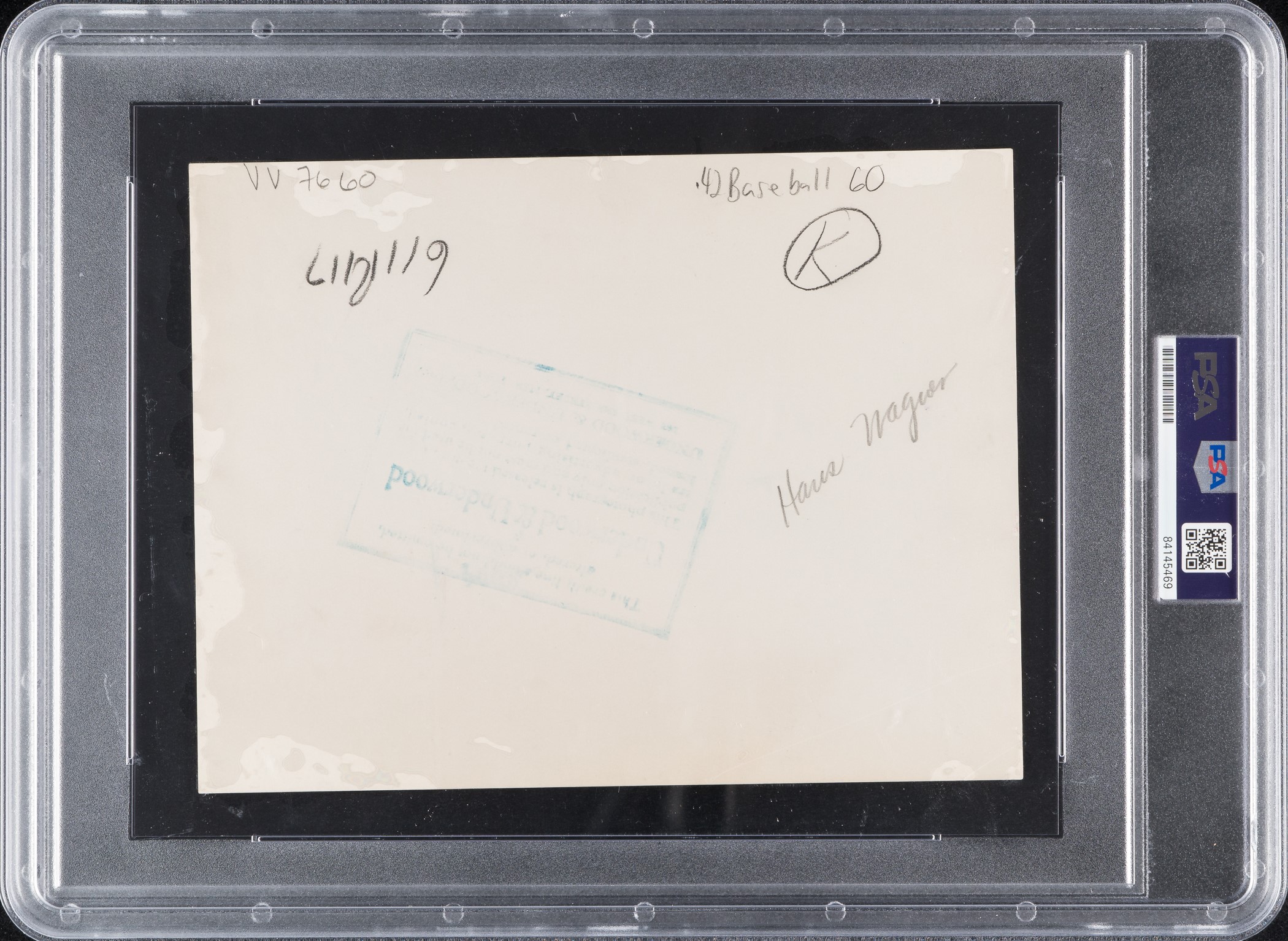 Circa 1920 Honus Wagner Charles Conlon Photograph - PSA/DNA Type II ...