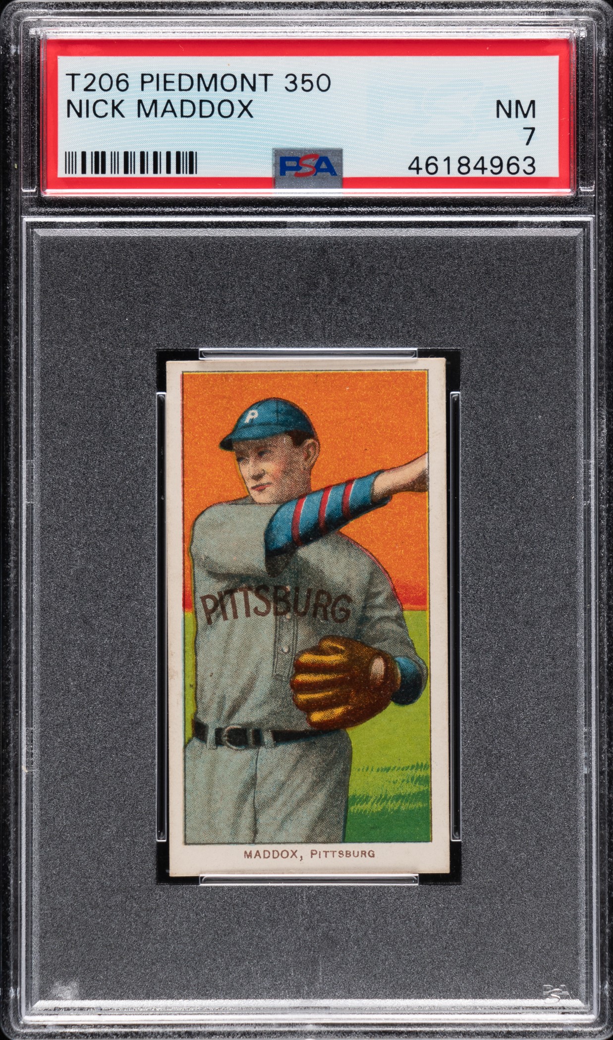 1909-1911 T206 White Border Nick Maddox PSA NM 7 | REA Archive