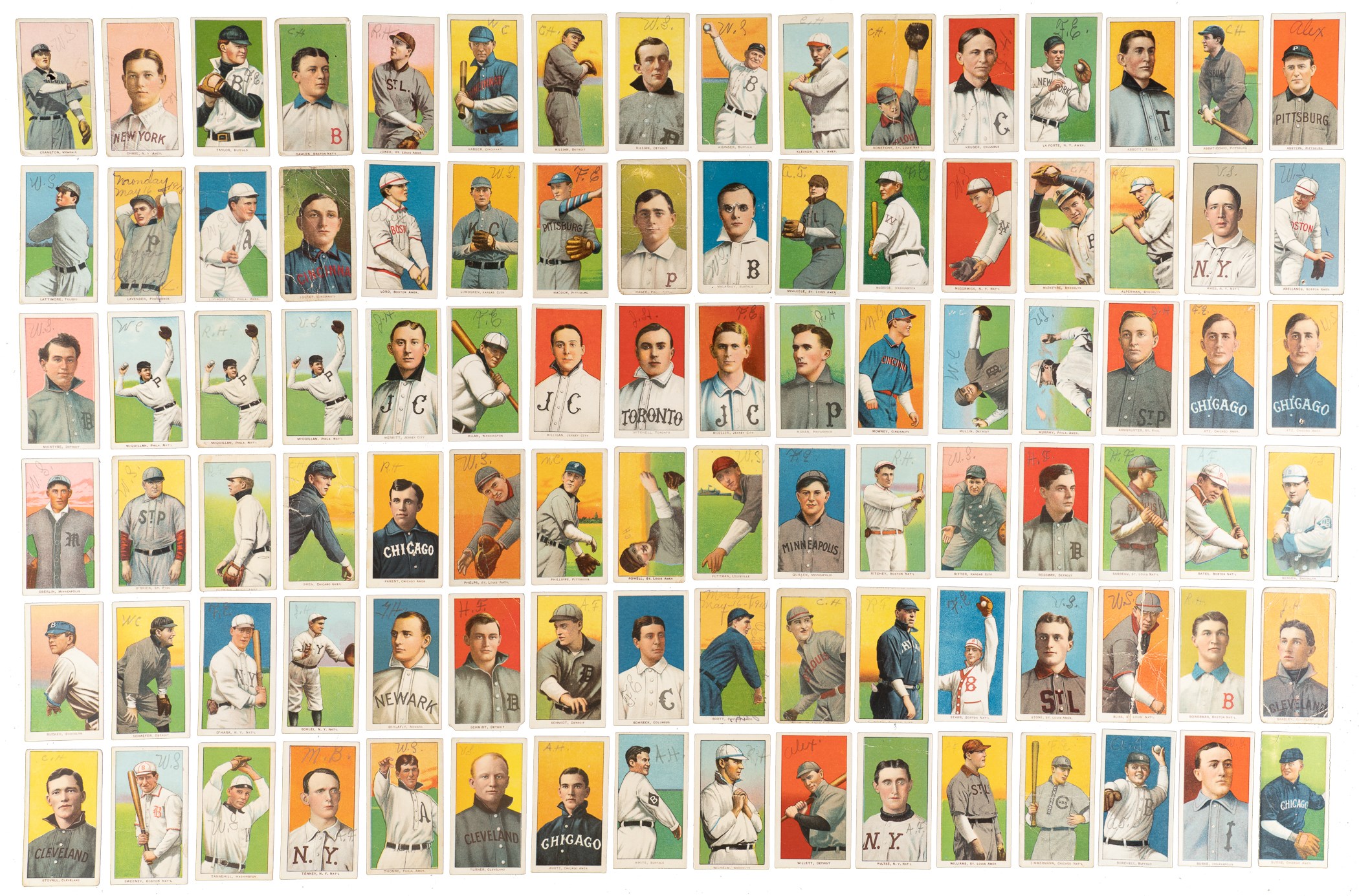 1909-1911 T206 White Border Collection (147) Including Three Hall of ...
