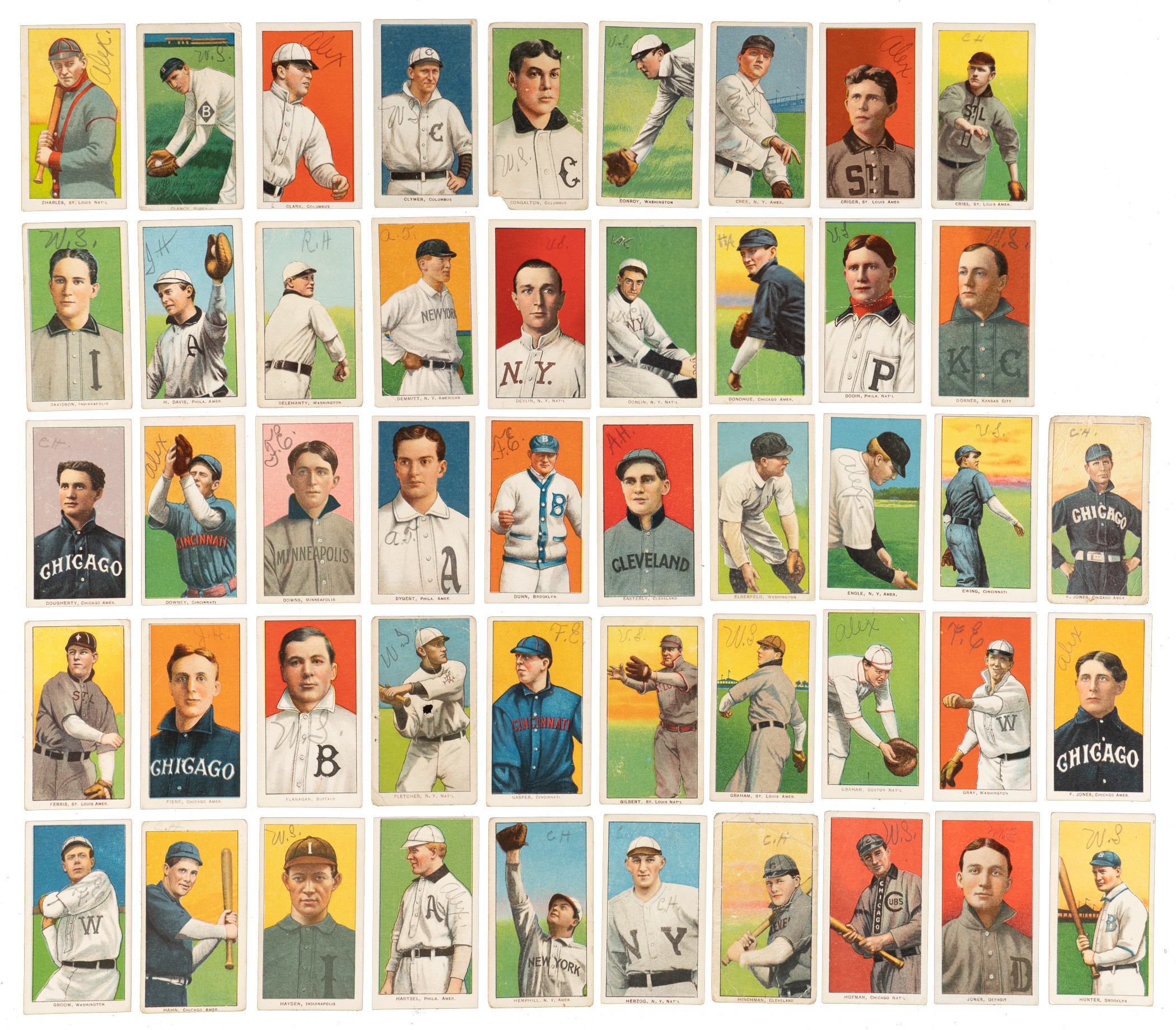 1909-1911 T206 White Border Collection (147) Including Three Hall of ...