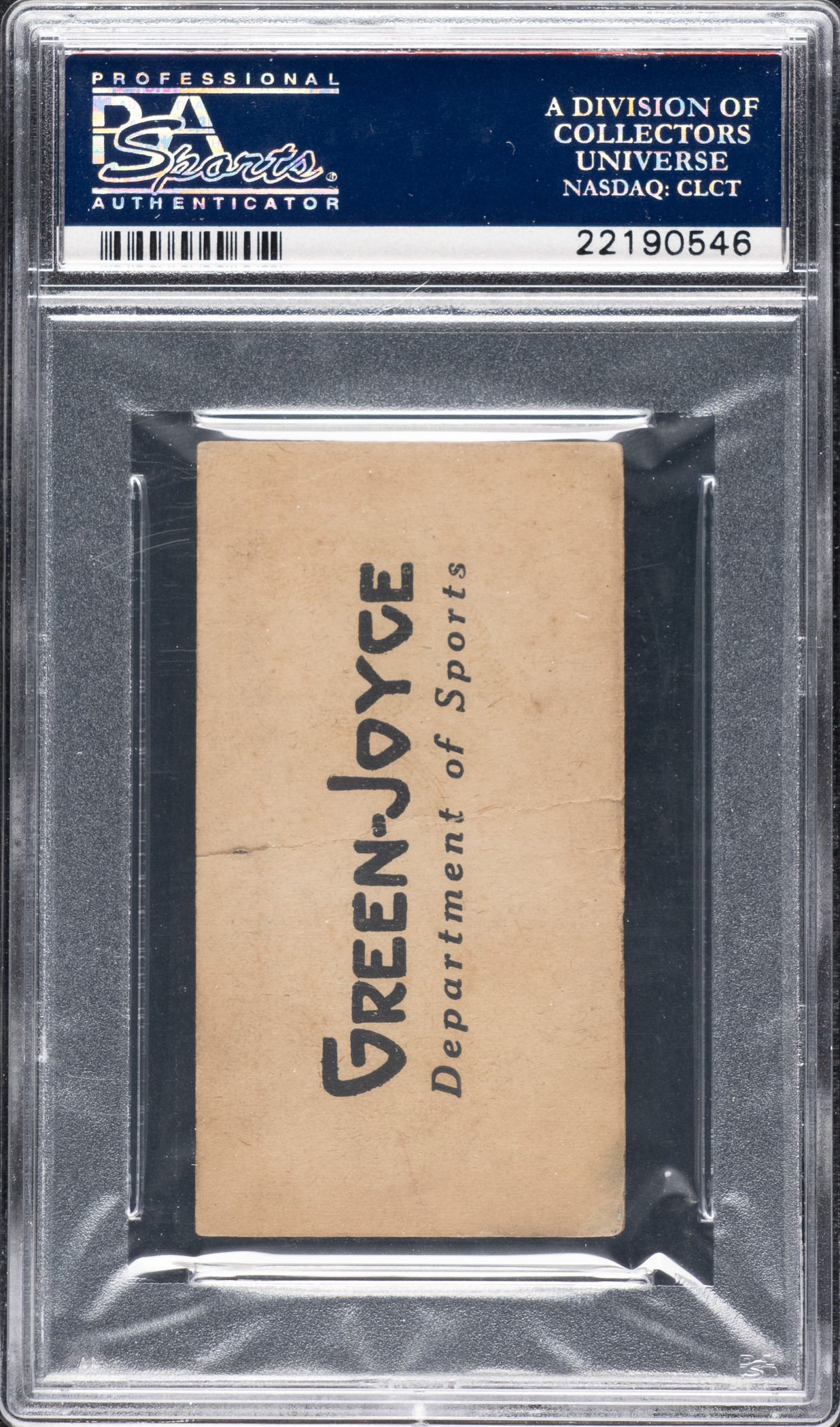 1916 M101-4 Green Joyce #184 Ed Walsh | REA Archive