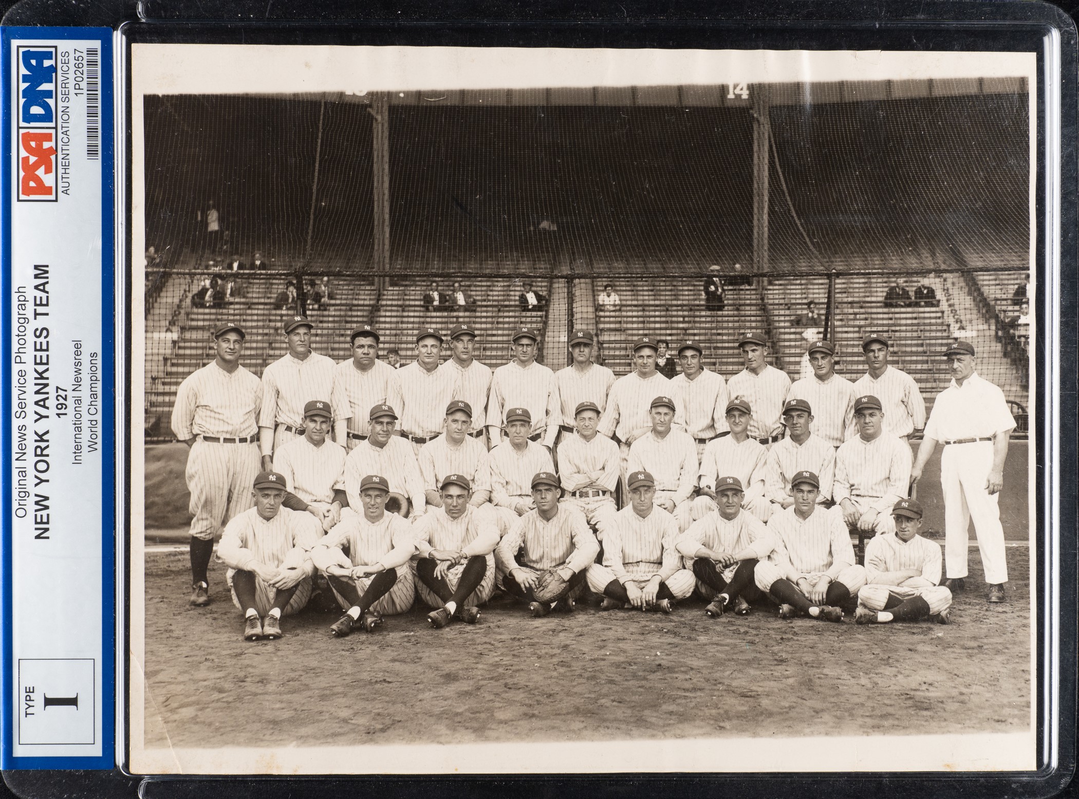 1927 New York Yankees World Champions Original News Photograph with ...