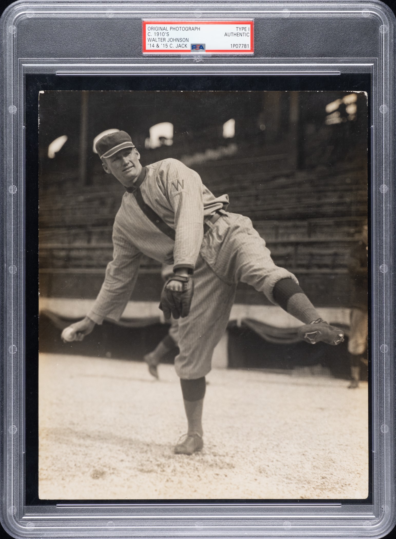Circa 1910s Walter Johnson Original Photograph PSA/DNA Type I - Image ...