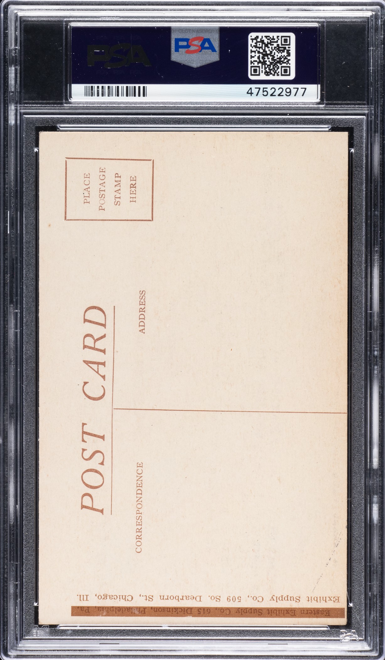 1922 Eastern Exhibit Supply Co. Joe Bush PSA EX 5 (MC) | REA Archive