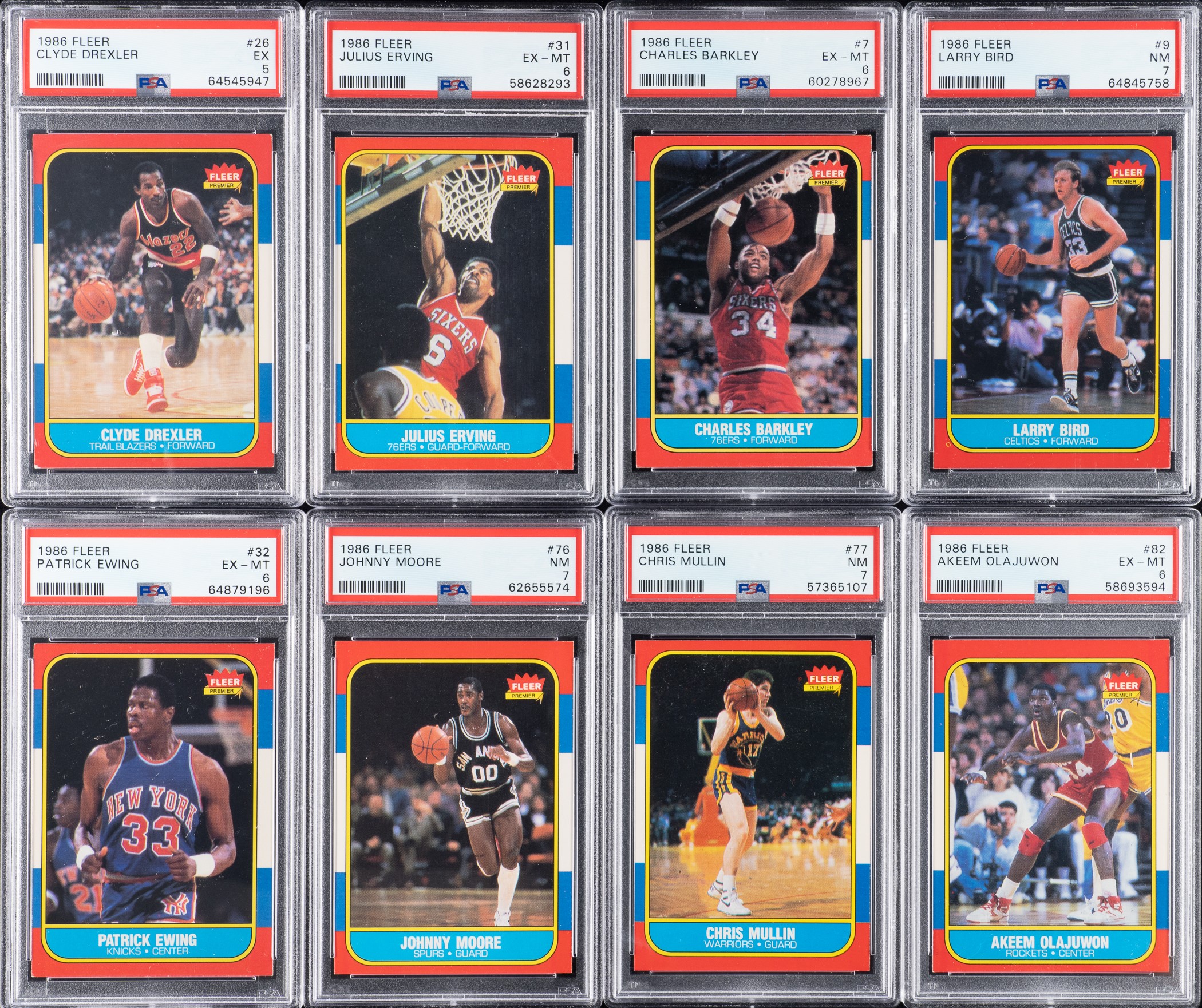 1986-1987 Fleer Basketball Near-Complete Set (131/132) | REA Archive