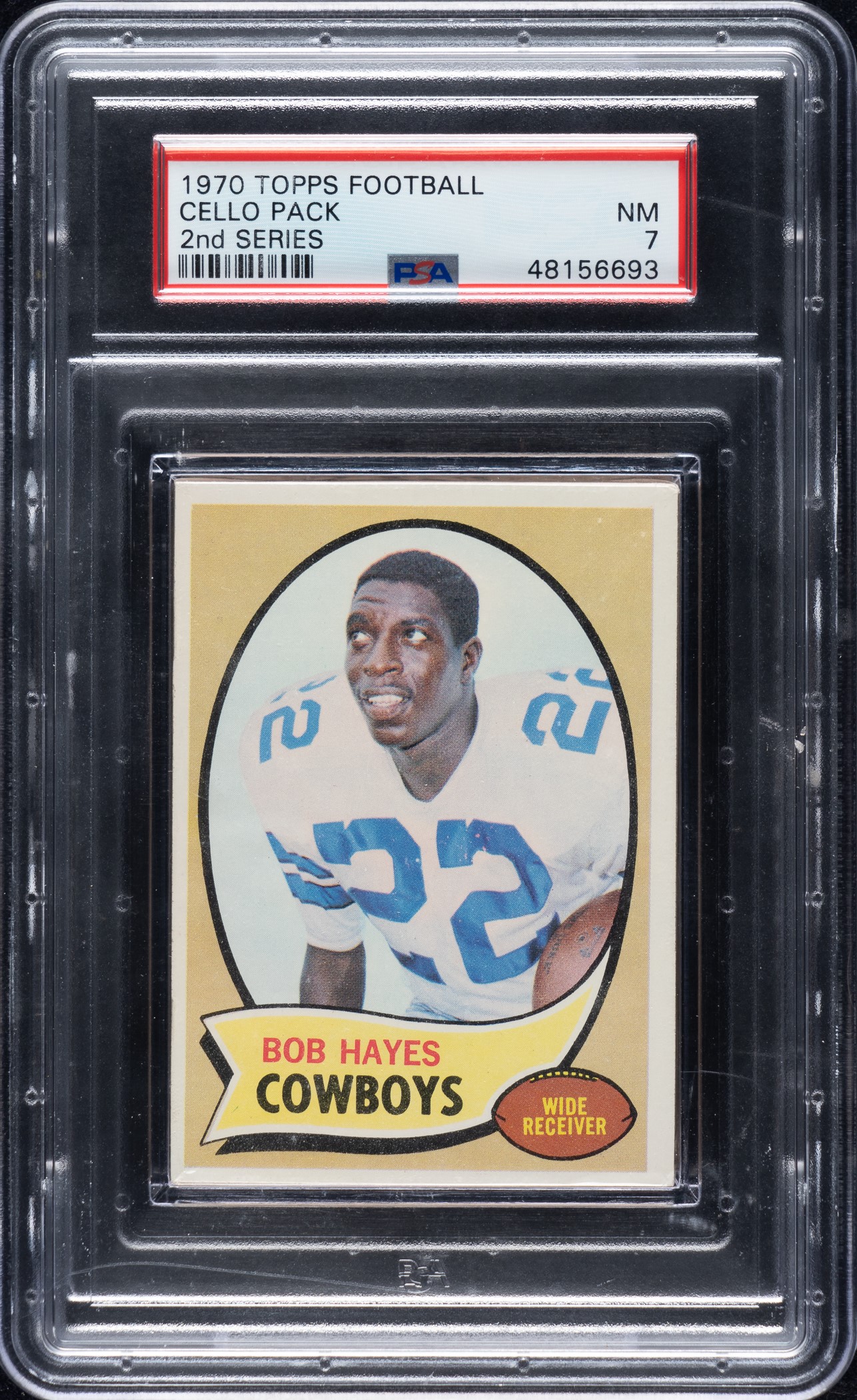 1970 Topps Football Second Series Unopened Cello Pack PSA NM 7 - Bob ...