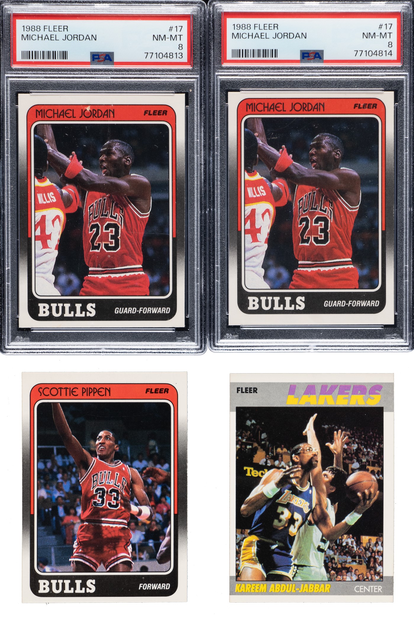 High-Grade 1987 to 1990 Fleer Basketball Collection (747) Including Two ...