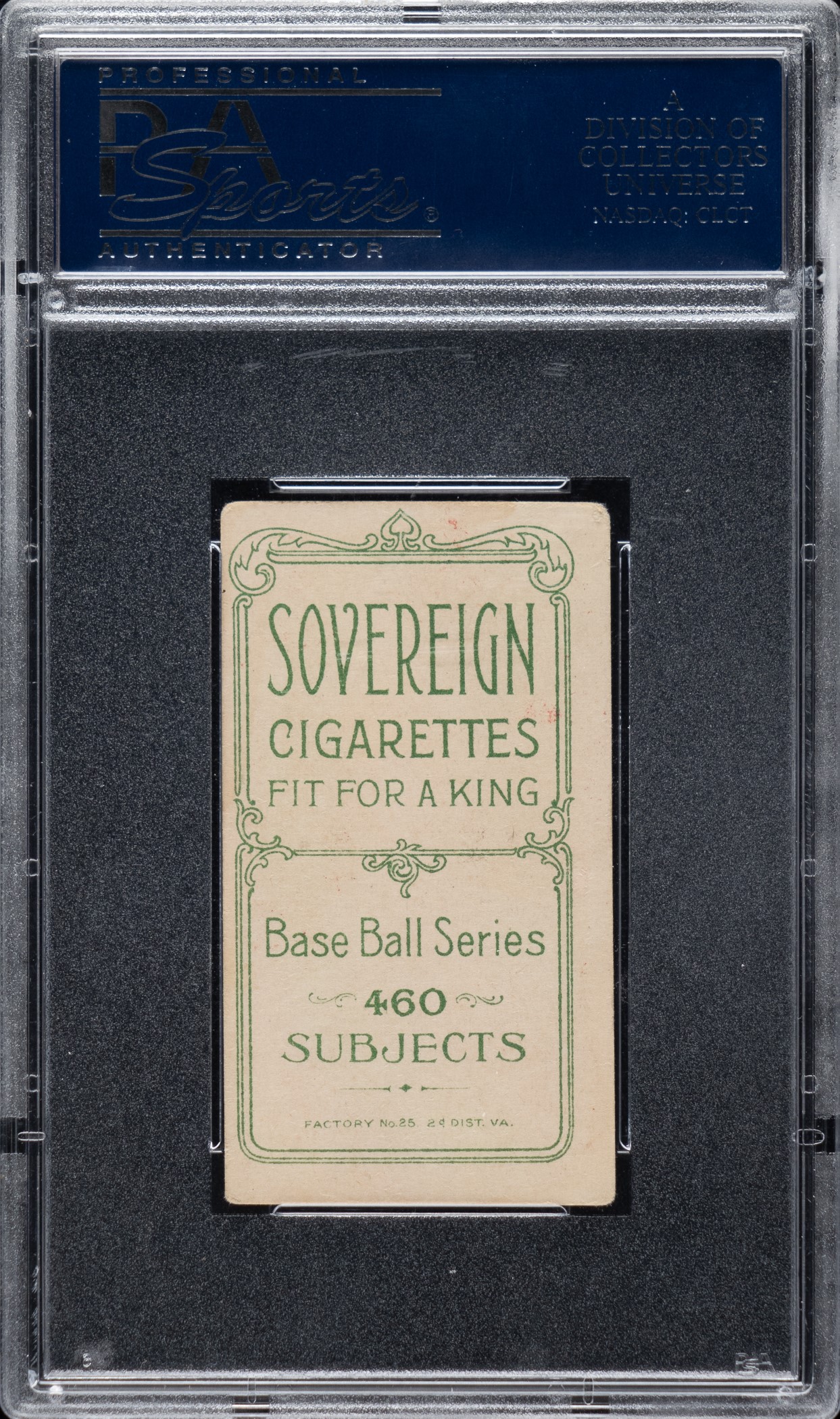 1909-1911 T206 White Border Ty Cobb Portrait Red Background PSA VG 3 ...