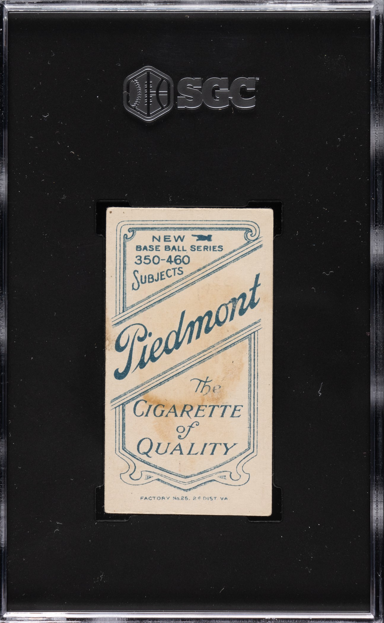 1909-1911 T206 White Border Walter Johnson Hands at Chest SGC GOOD 2 ...