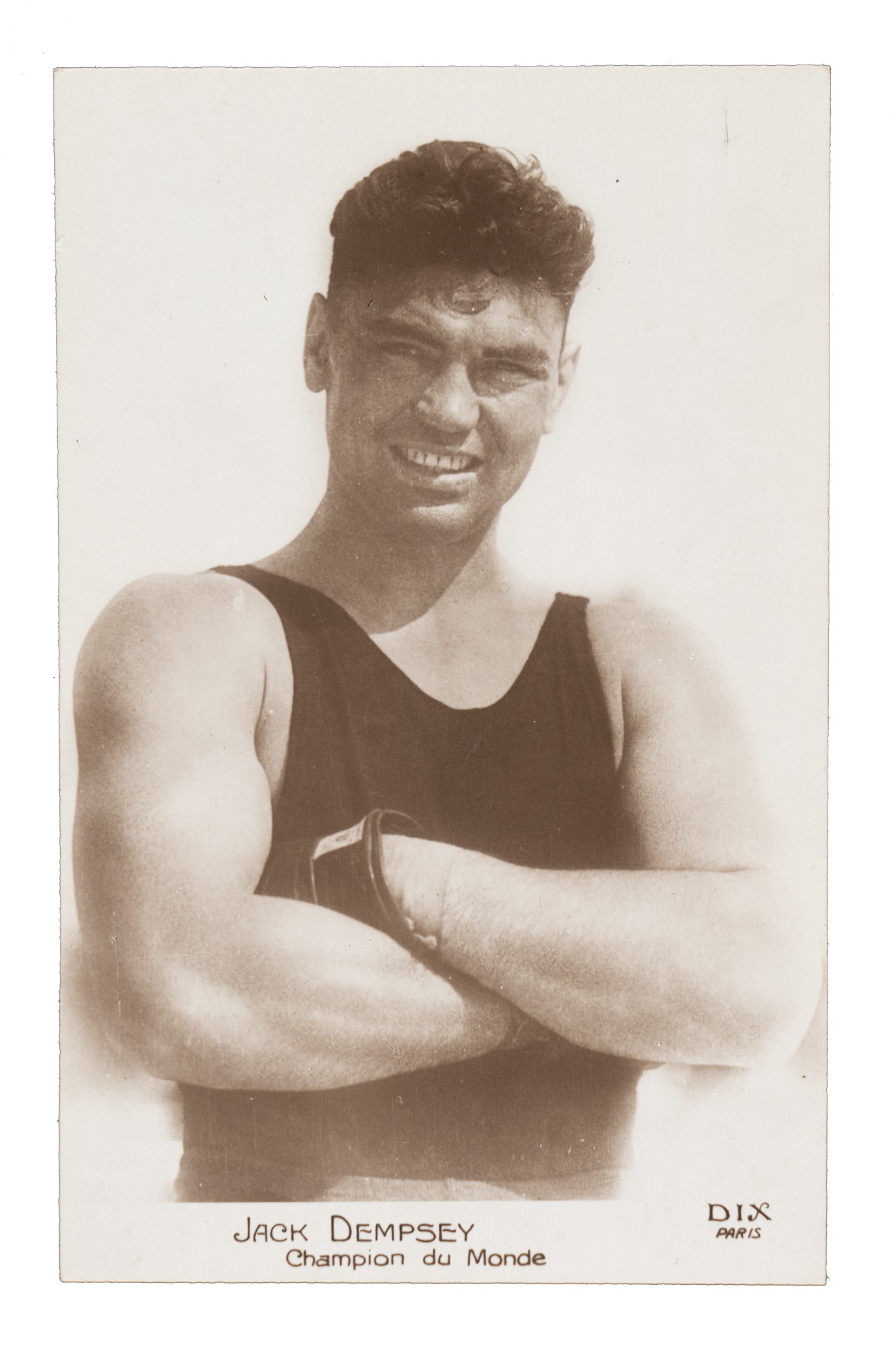 Circa 1920s Jack Dempsey "Champion Du Monde" Postcard | REA Archive