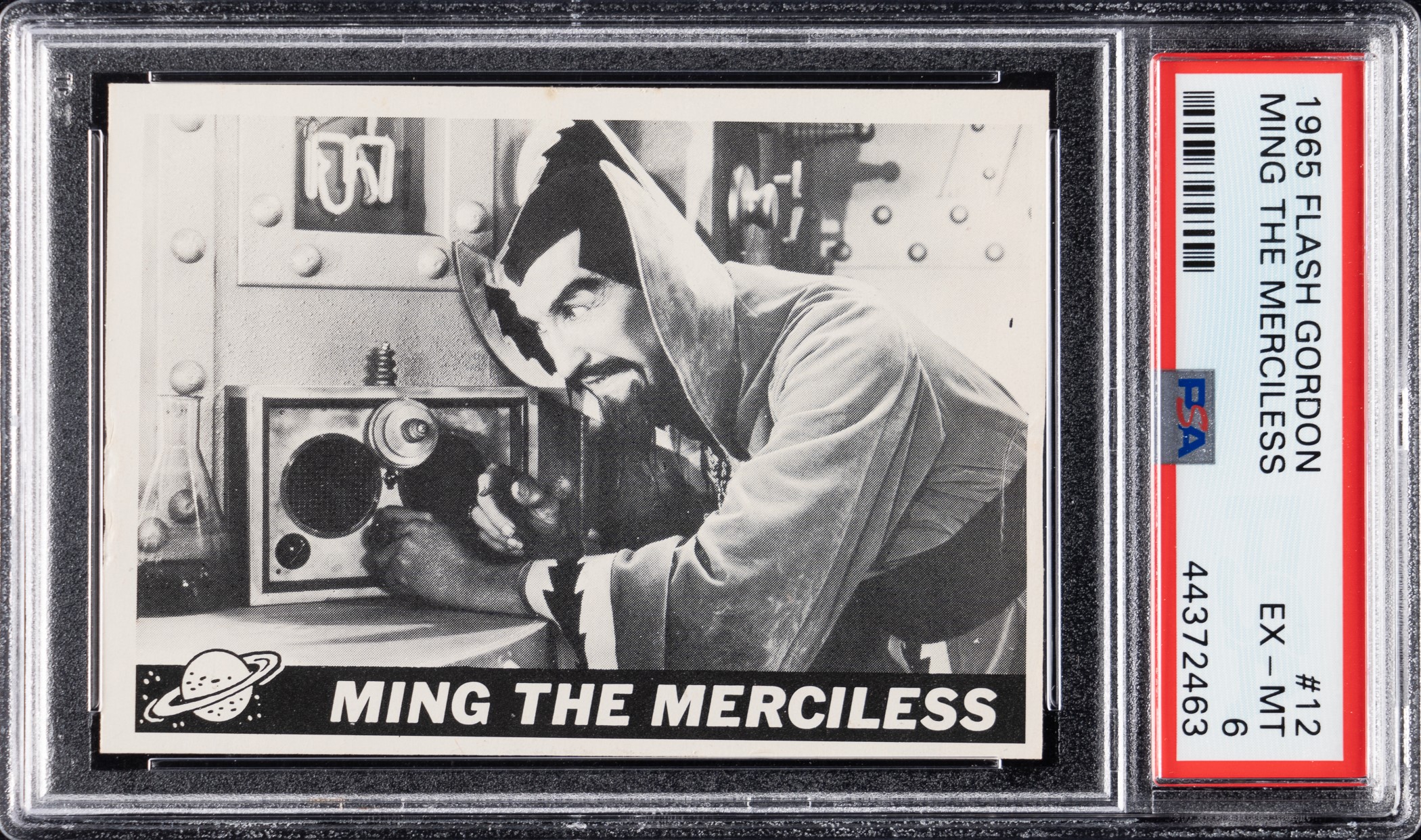 1965 Topps Test "Flash Gordon" #12 Ming The Merciless PSA EX-MT 6 | REA ...