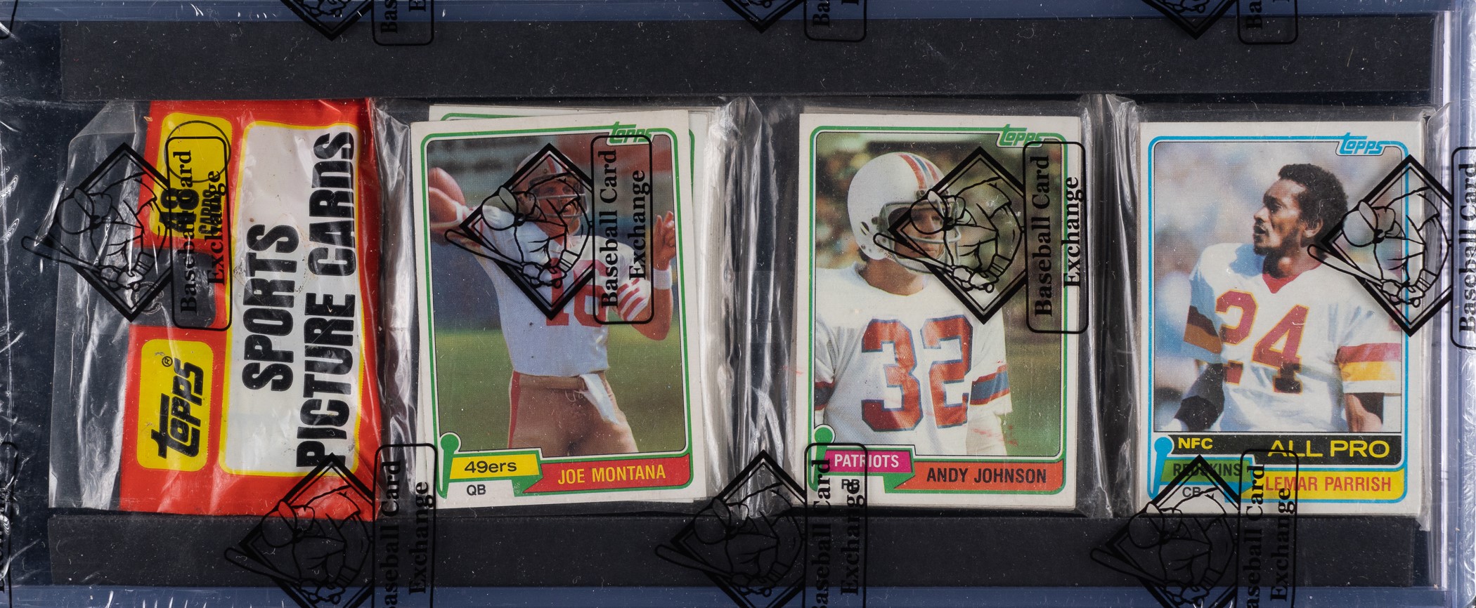 1981 Topps Football Unopened Rack Pack - BBCE - Joe Montana Rookie on ...