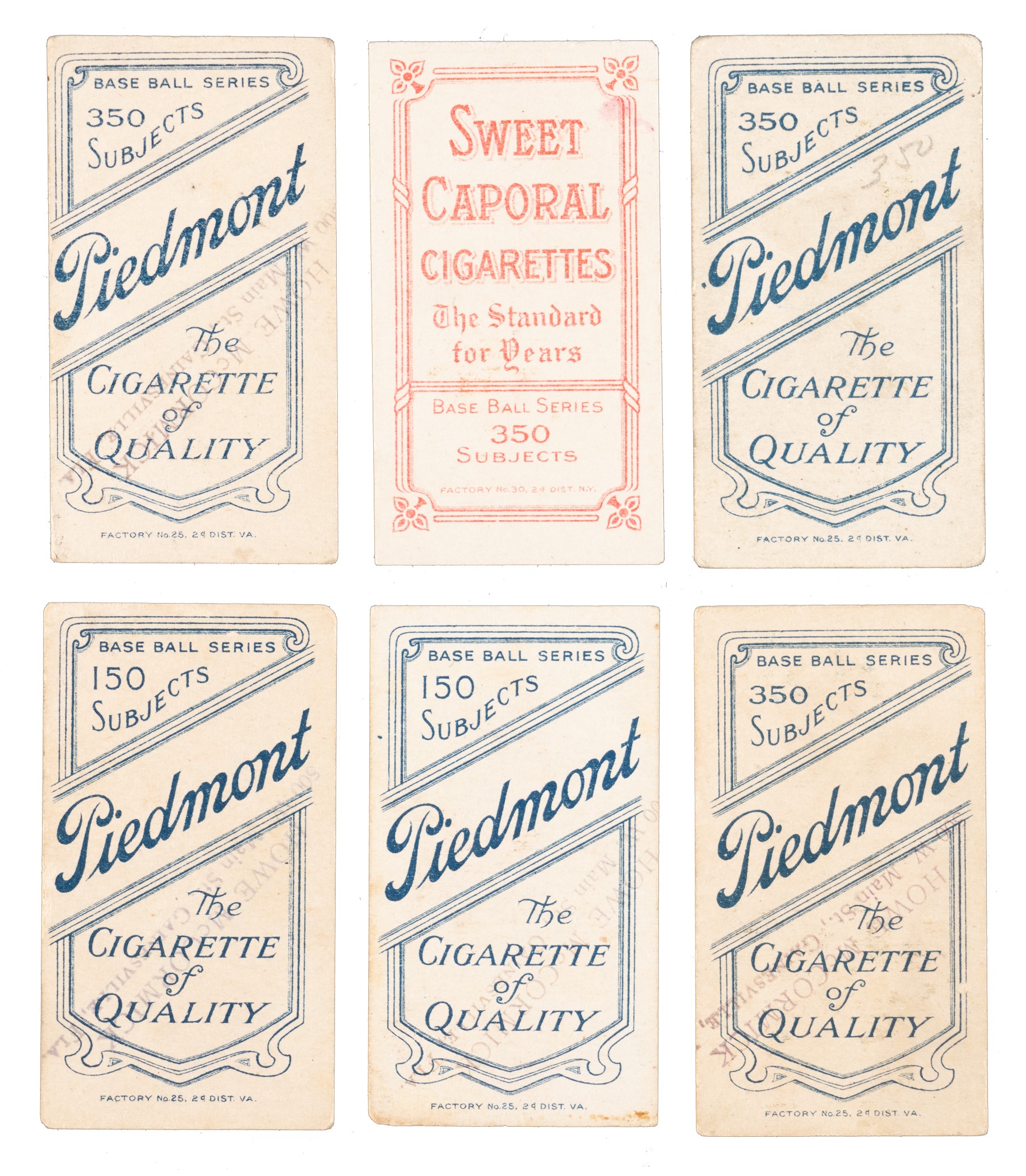 1909-1911 T206 White Border Collection (63) Including 58 with "Howe ...