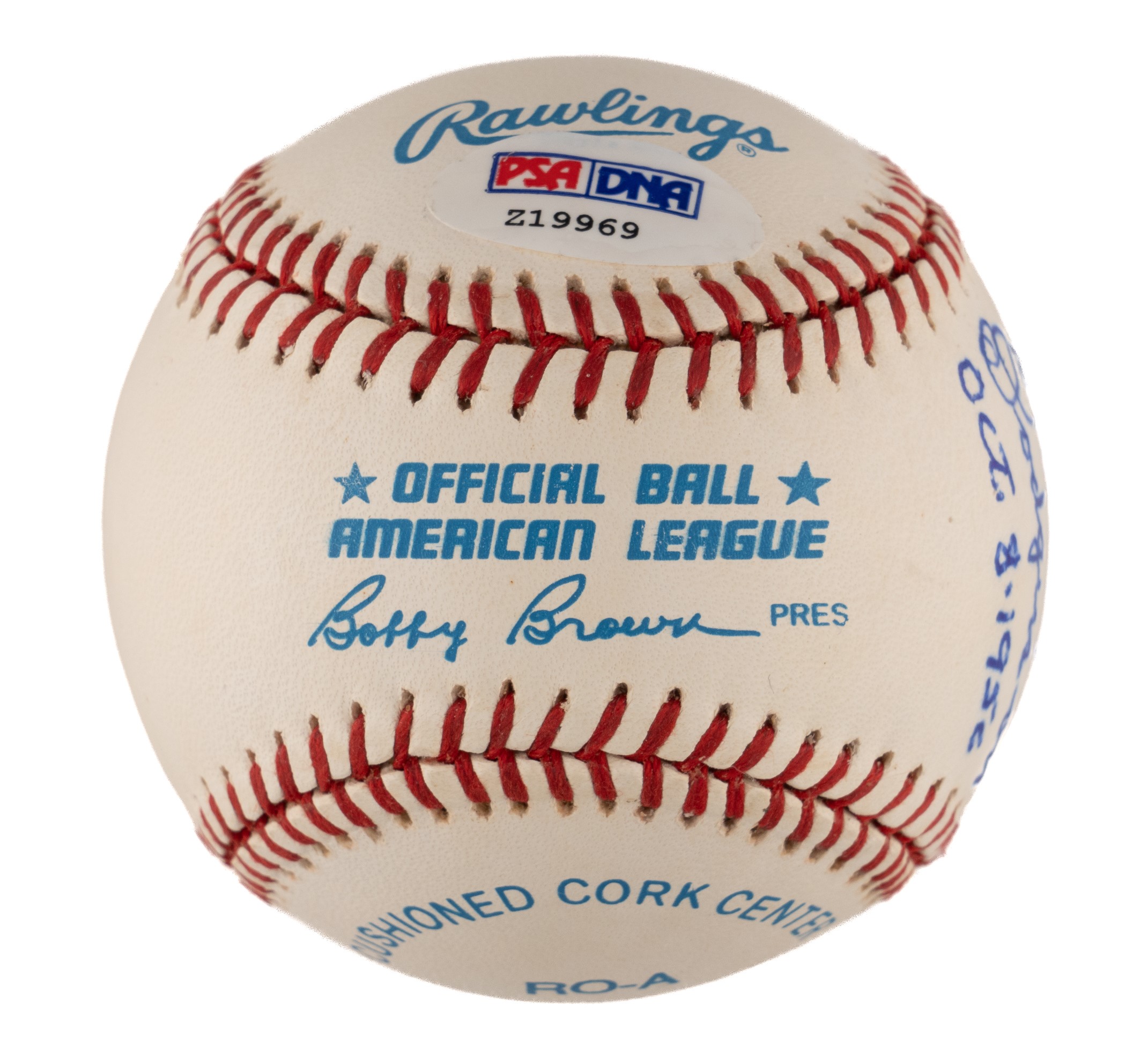 Yogi Berra and Don Larsen Multi-Signed Ball with Perfect Game Story ...