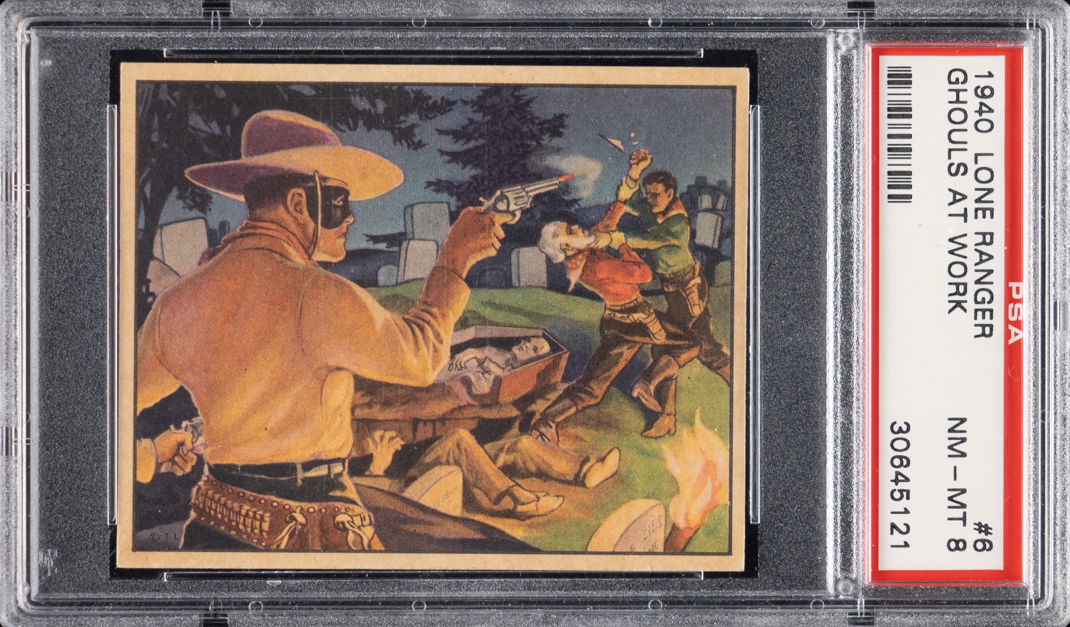1940 R83 Gum, Inc. "Lone Ranger" #6 "Ghouls at Work" PSA NM-MT 8 | REA ...