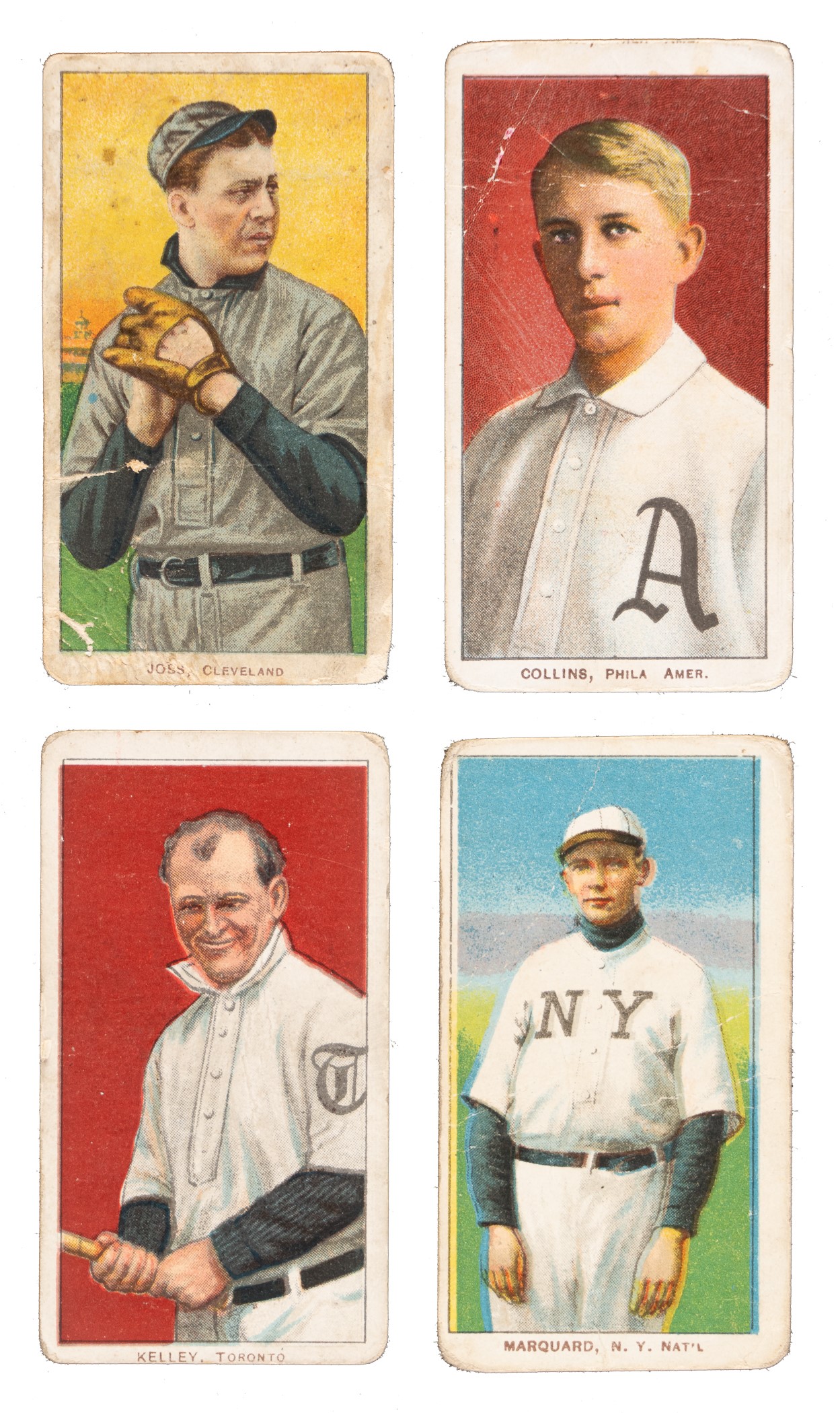 1909-1911 T206 White Border Collection (27) Including Joss, E. Collins ...