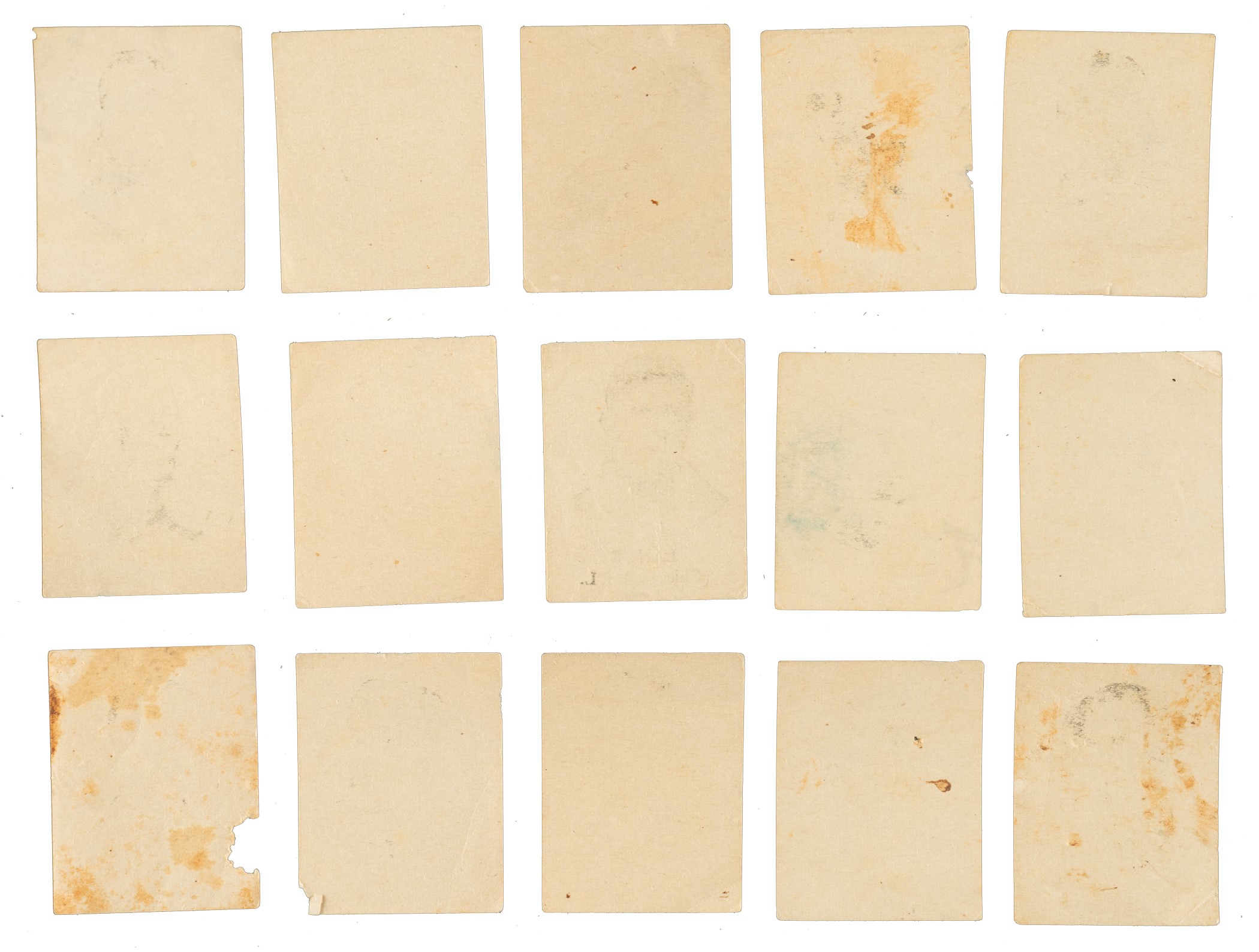 1909 E254 Colgan's Chips "Square Proof" Collection (19) | REA Archive