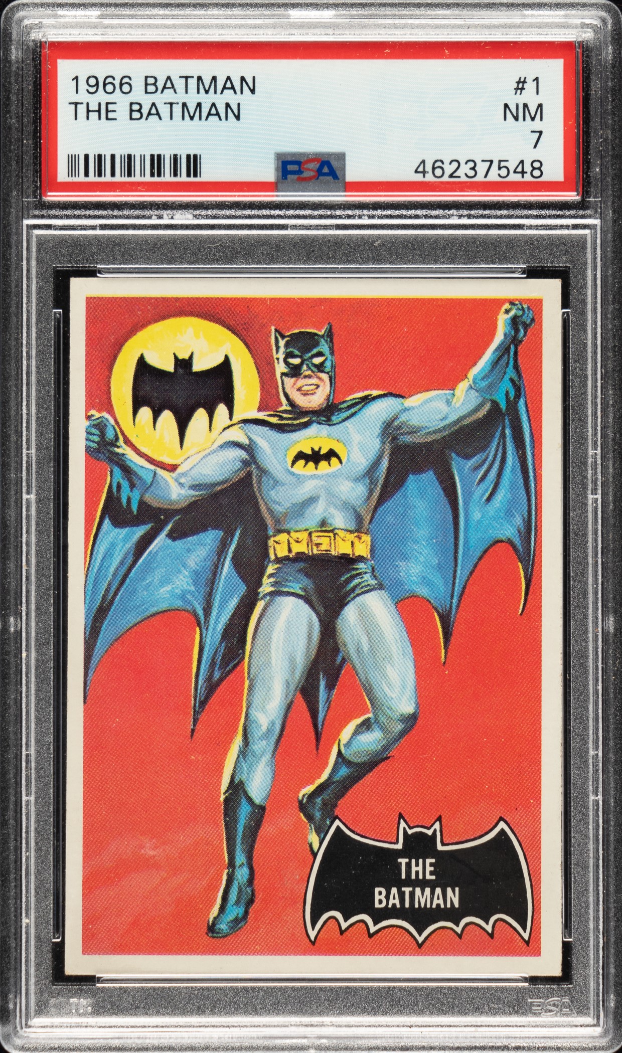 1966 Topps "Batman" #1 The Batman PSA NM 7 | REA Archive