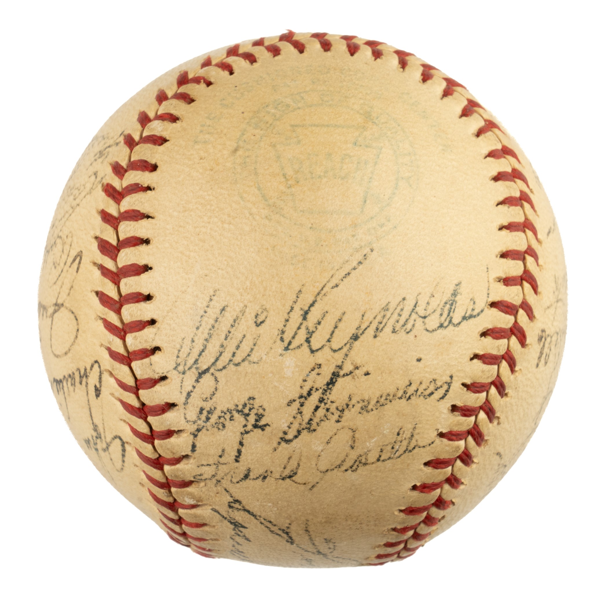 1947 New York Yankees World Champions Team-Signed Baseball with Joe ...