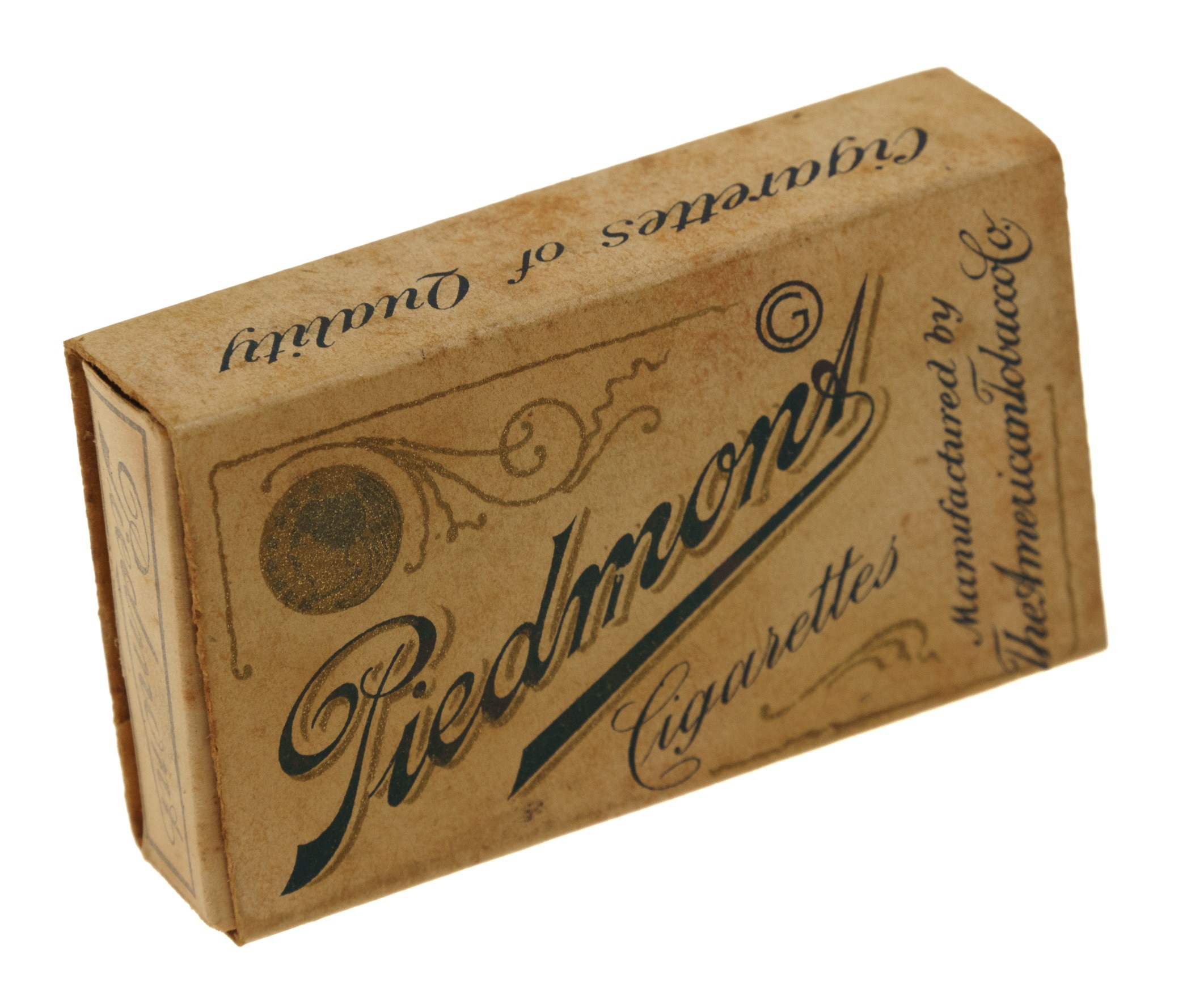 Circa 1910 Piedmont Cigarettes Unopened T206-Era Tobacco Pack - Newly ...